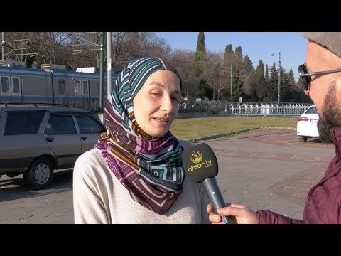 Türkiye'deki Müslümanlara Taş Çıkartan Ukraynalı Kadın - Ahsen Tv, Dini Sokak Röportajları