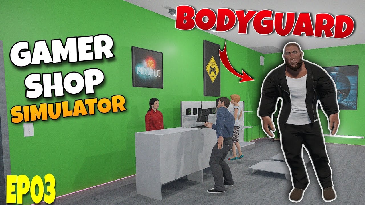I'M HIRING A SHOP PROTECTER | GAMER SHOP SIMULATOR HINDI EP03 | FLYNN ...