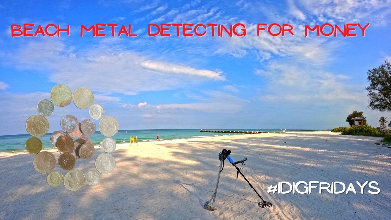 Beach Metal Detecting For Money - YouTube