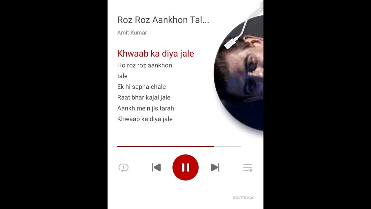 🎙Roz roz ankhon tale🎶🎶 - YouTube