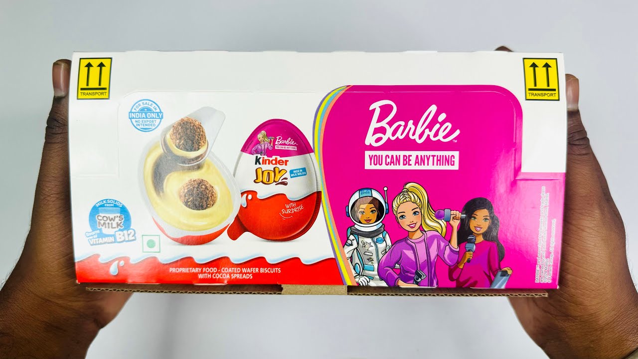 New Box Of Barbie Kinder Joy Unboxing - YouTube