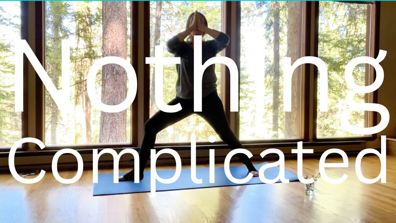 A Nothing Complicated Yoga Practice | 20 Minutes - YouTube