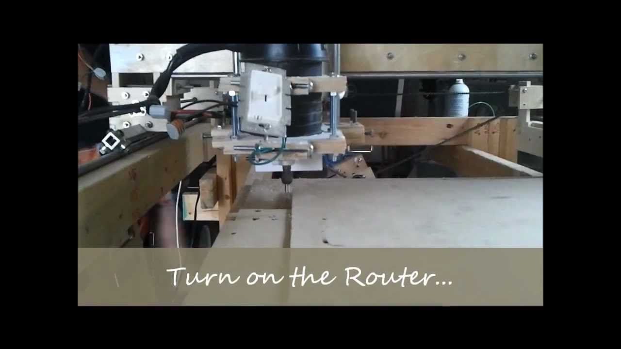 A Homemade CNC - YouTube