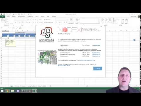 Installing NodeXL for Network Analysis: Quick and Simple - YouTube