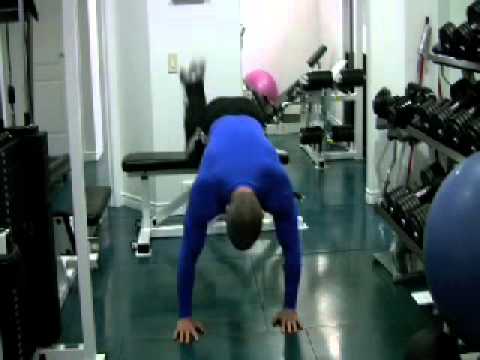 One-Leg Hip Extension - Bench - YouTube