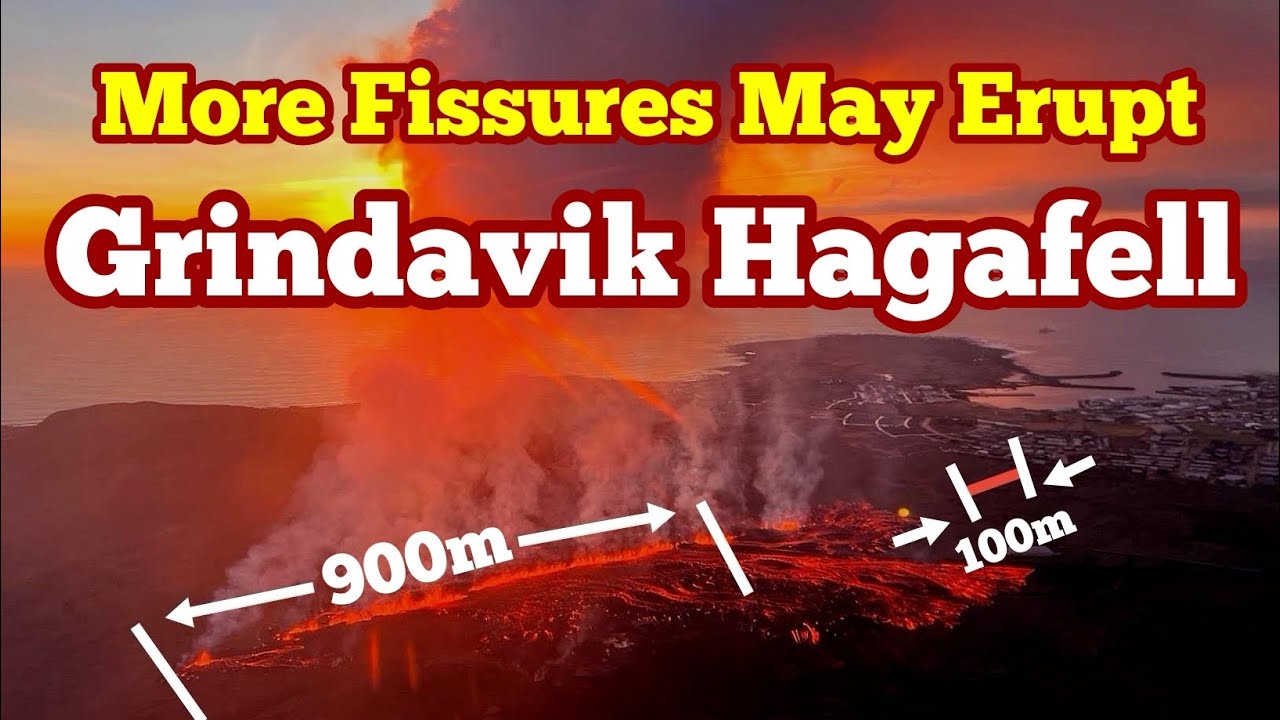 More Fissures May Erupt In Iceland Hagafell Grindavik Volcano, 900m ...