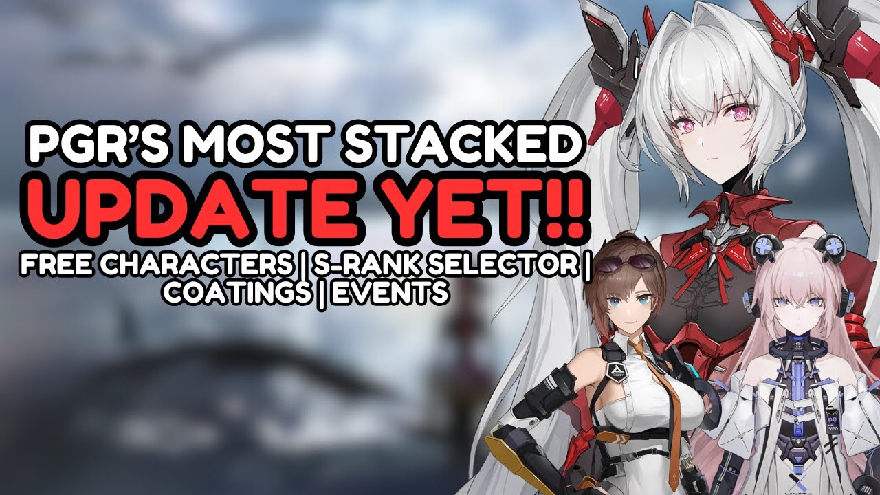 PGR's Most Stacked Update Yet!! New Free Characters, Coatings & Events ...