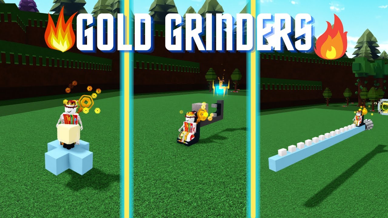 Gold Grinders | Roblox Tutorial Build a Boat For Treasure - YouTube