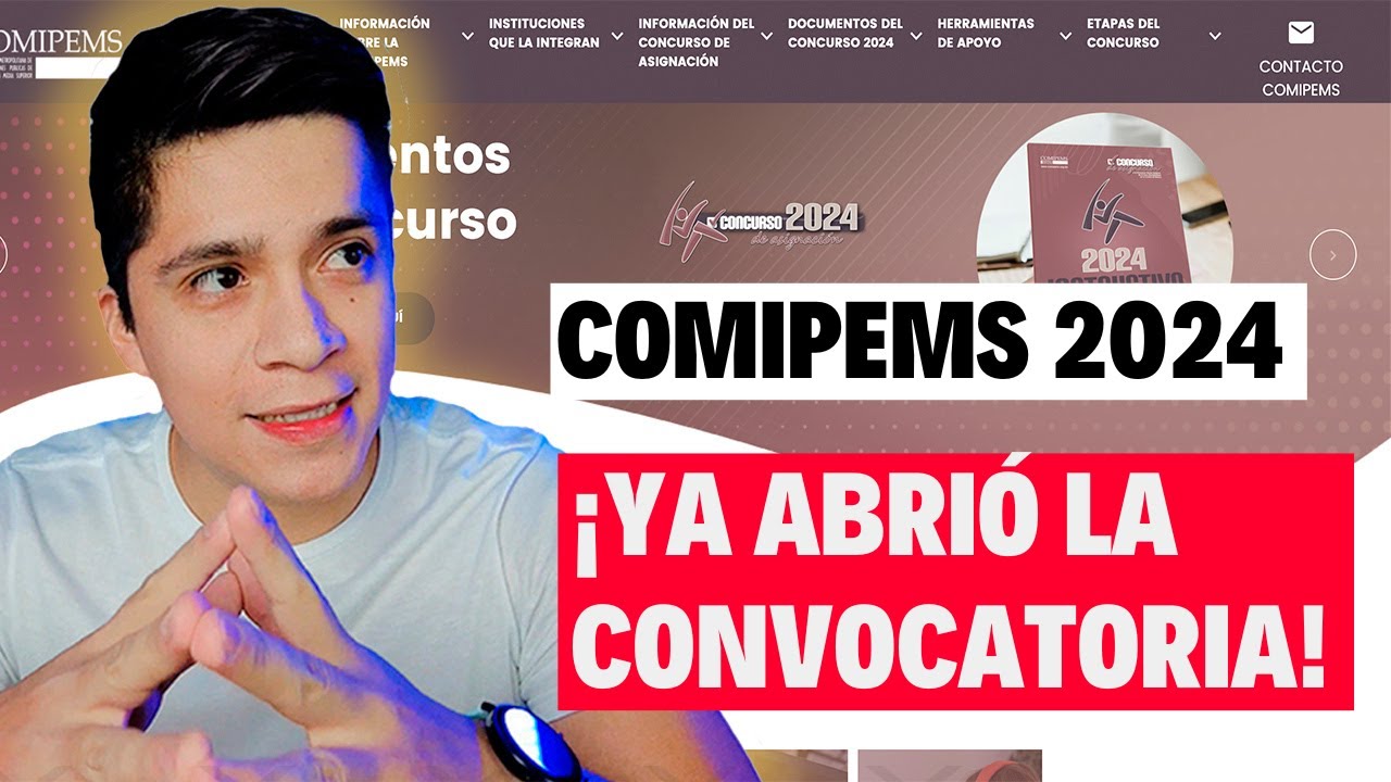 ¡REALIZA TU PRE-REGISTRO A PARTIR DE HOY! | COMIPEMS 2024 - YouTube