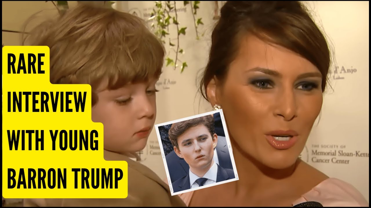 Rare Interview with Young Barron Trump - YouTube