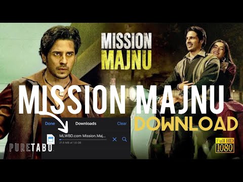 How to download Mission majnu movie in HD | Sidharth malhotra & Rashmika B New movie