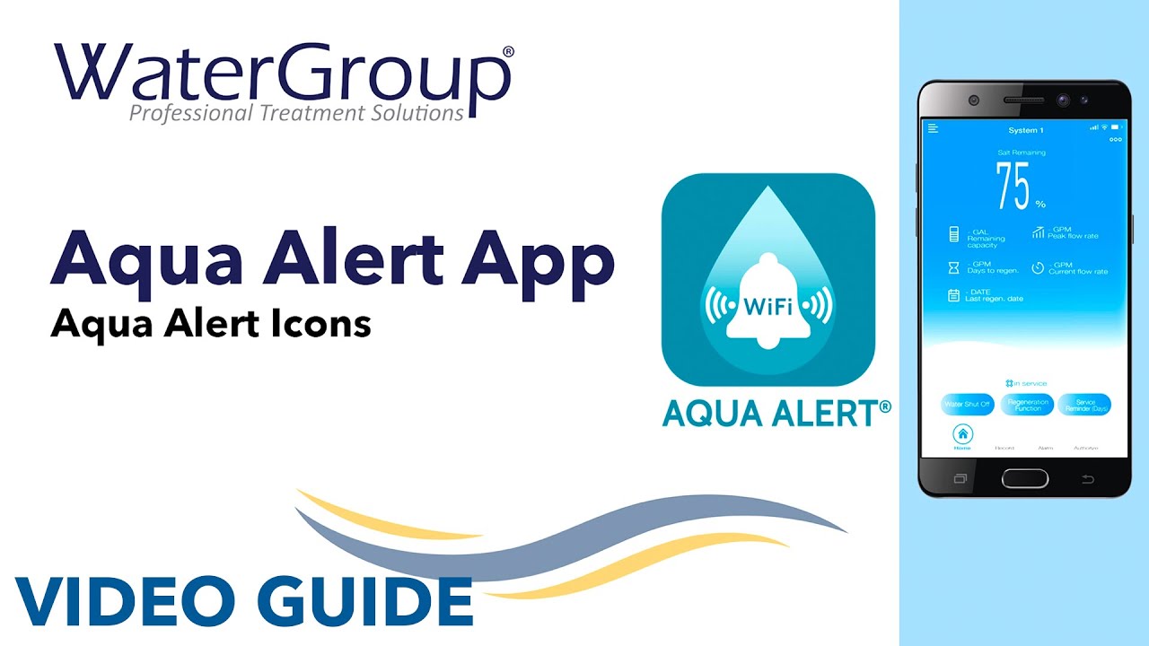 Aqua Alert App: Icons | Step By Step Guide - YouTube
