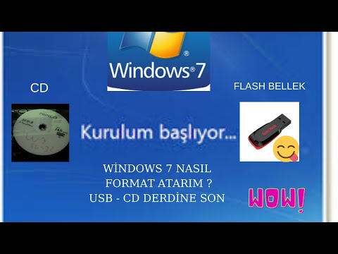 Win7 Format Nasıl Atılır ? Usb-Cd Yook 2021-Güncel (%999 Garanti)