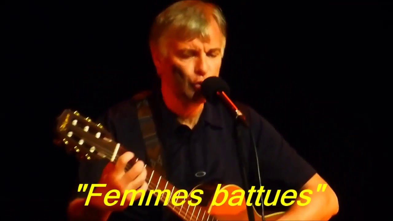 ALAIN LAURENT chante PIERRE PERRET : "Femmes battues" (Vaison, Festival ...