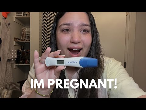 finding out I'M PREGNANT ! | pregnancy test + emotional reaction - YouTube