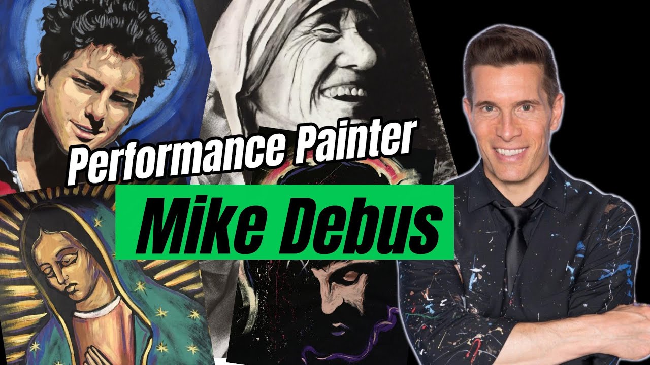 Mike Debus The Performing Painter - YouTube