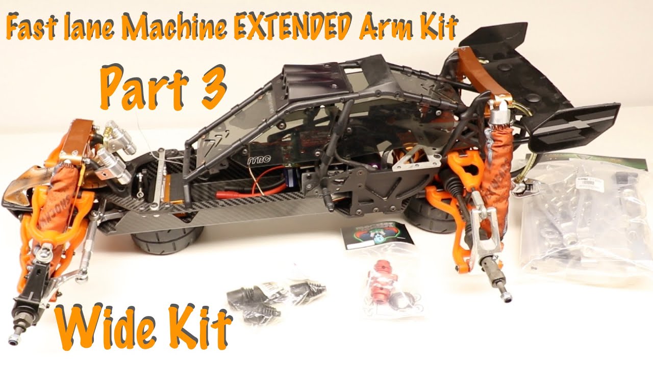 Hpi Baja 5B Fast Lane Machine Extended Arms. Rear Arms Part 3 - YouTube