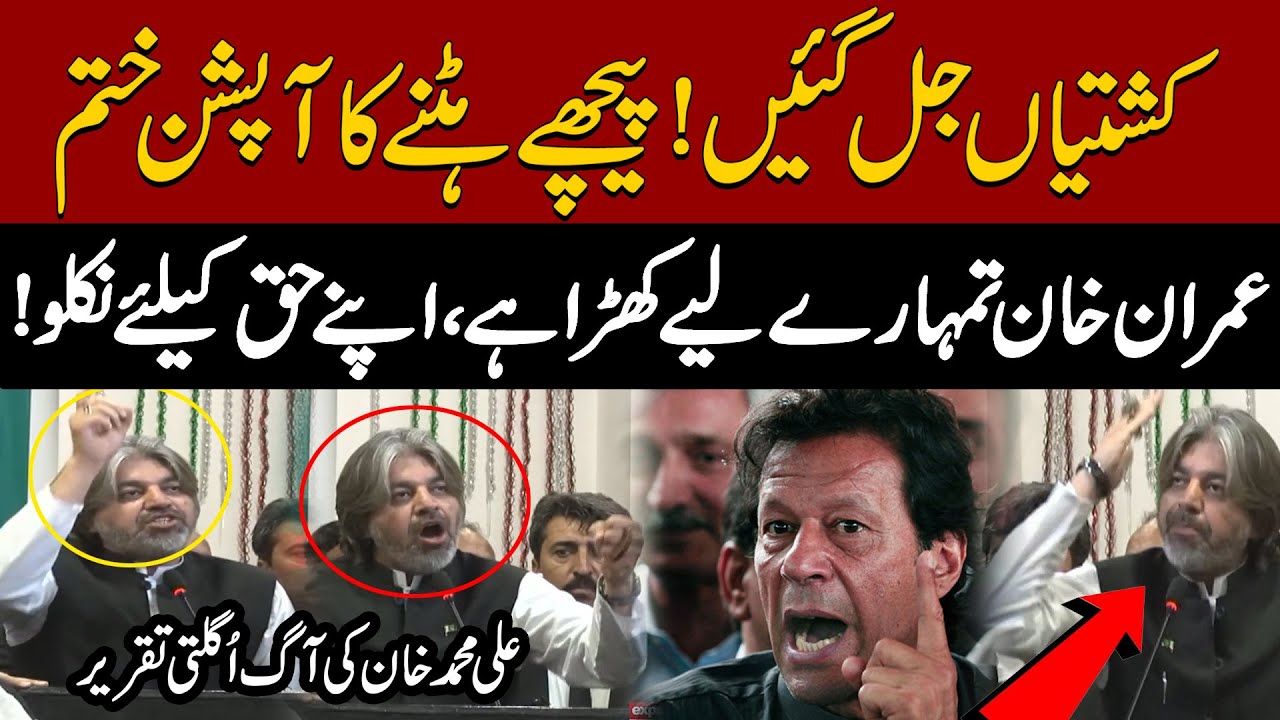 🔴LIVE | Very Aggressive Speech Of PTI Leader Ali Muhammad Khan | Imran Khan Release | Pakistan ...