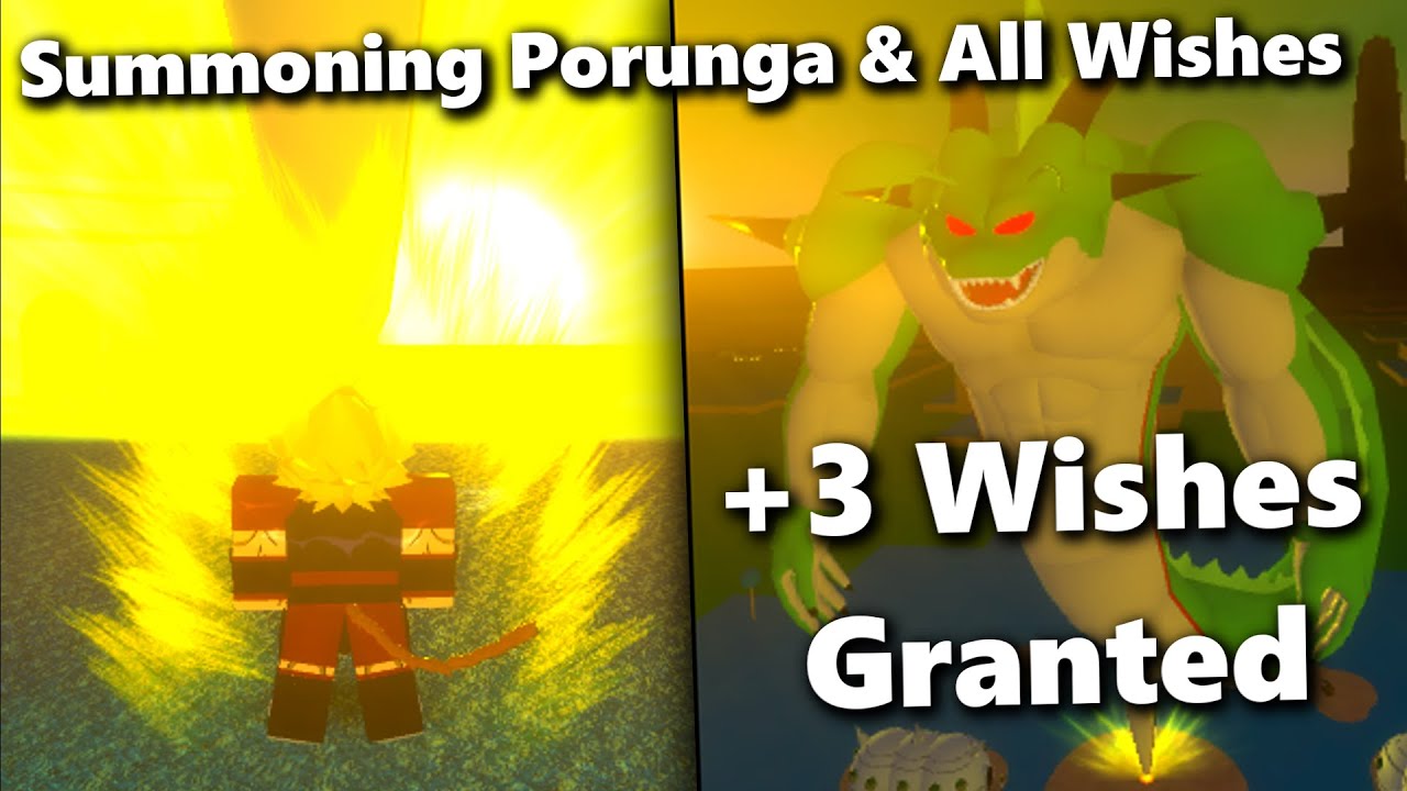 Summoning PORUNGA & All Wishes (& DB Locations) | DBZ Online ...