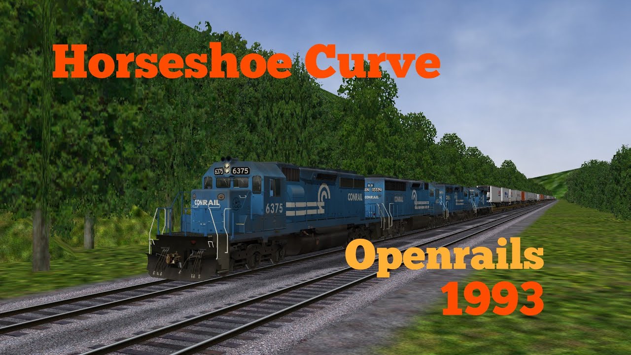 Conrail Horseshoe Curve 1993 Openrails - YouTube