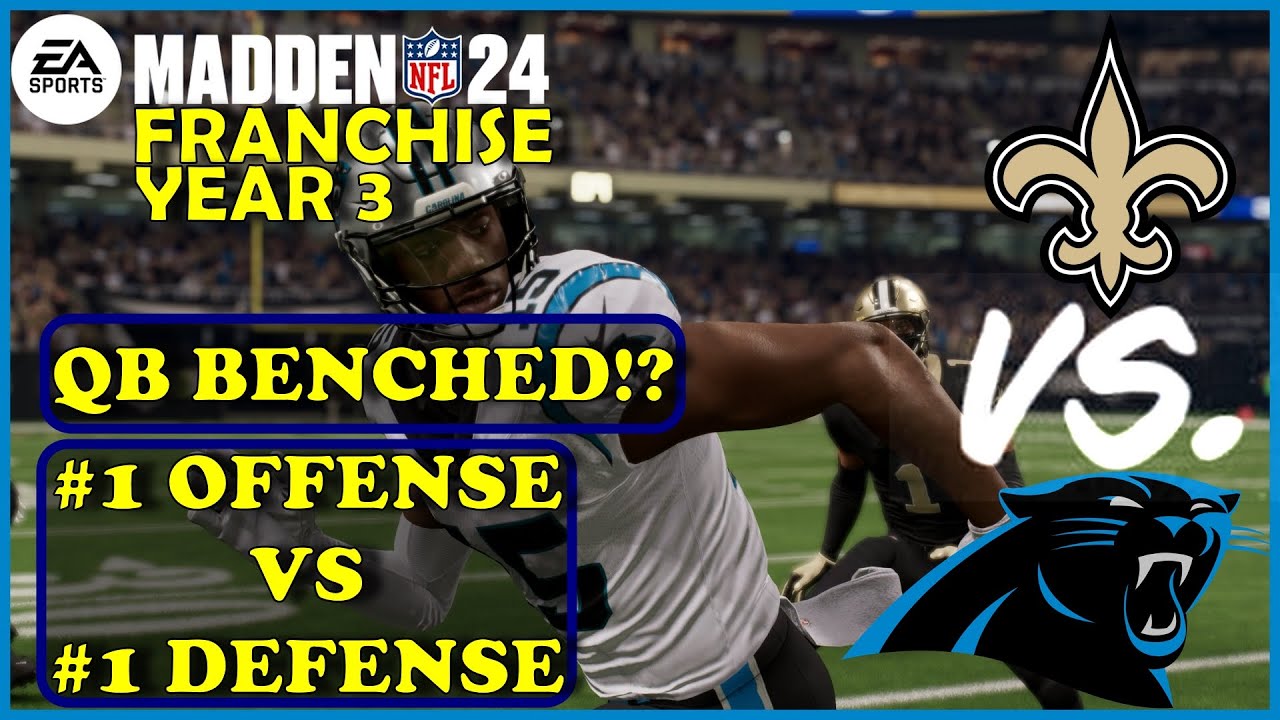 #1 Offense VS #1 Defense! NFC South Rivals Meet First Time! - Madden 24 ...