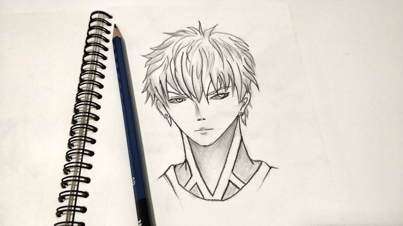 How to draw anime boy | drawing tutorial for beginners - YouTube