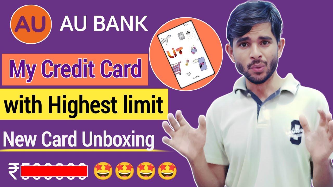AU BANK Credit Card unboxing | AU LIT Credit Card - YouTube