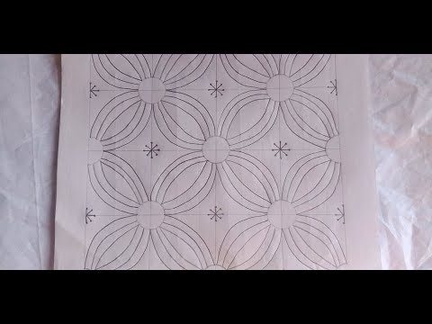 Nokshi Kantha: Nakshi kantha drawing design-31, How to draw Nokshi ...