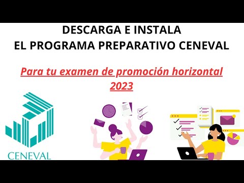 COMO DESCARGAR E INSTALAR PROGRAMA PREPARATIVO CENEVAL/ADMISIÓN Y PROMOCIÓN DOCENTE 2023 - YouTube