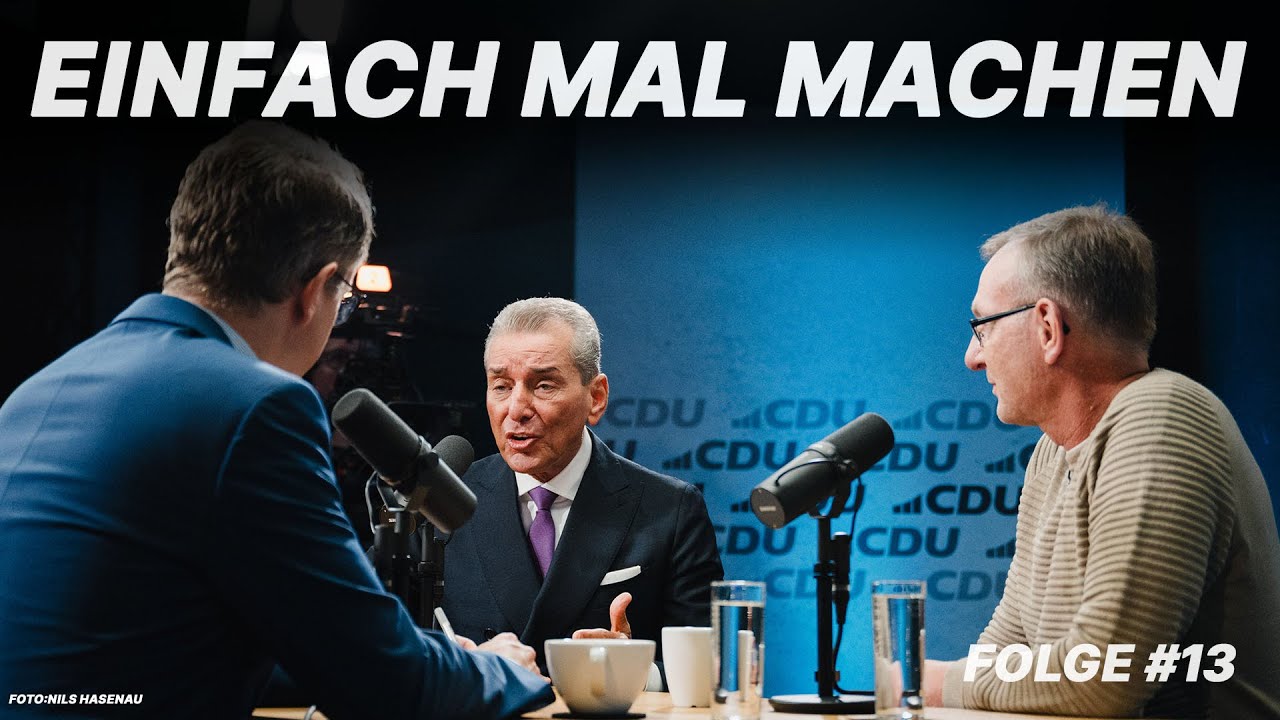 Einfach mal machen – Folge #13 mit Michel Friedman und Bernd Siggelkow ...