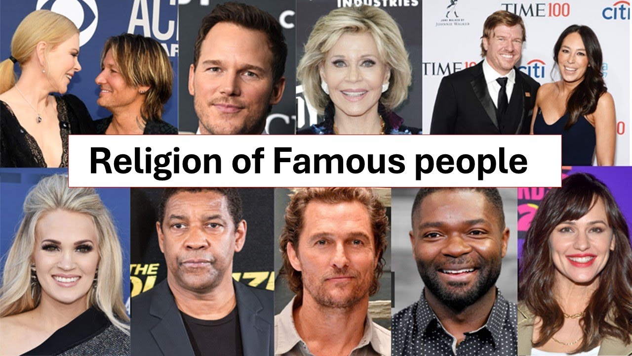 Religion of Famous Celebrities Across the Globe - YouTube