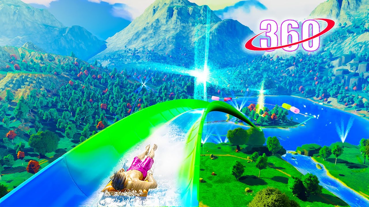 Ride the Magic Slide: VR 360 Thrills in Fantasy Lake #rollercoaster ...