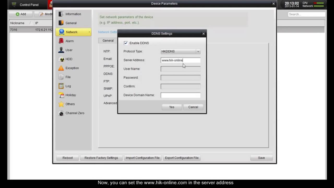HIKVISION iVMS 4200 + DVR + DDNS Server - YouTube