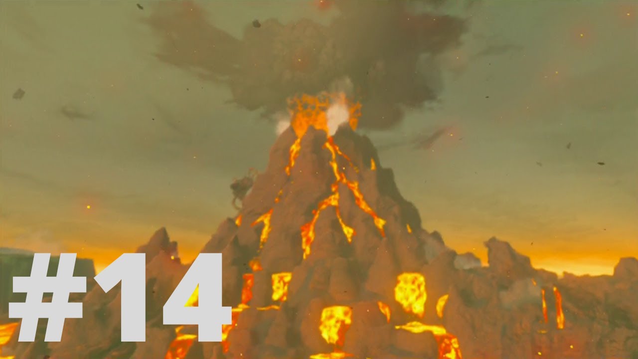 ZELDA BREATH OF THE WILD : L'escalade du volcan - YouTube