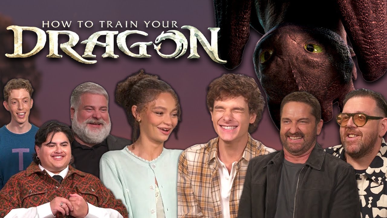 Behind the Scenes w/ The Cast of How To Train Your Dragon | HTTYD ...