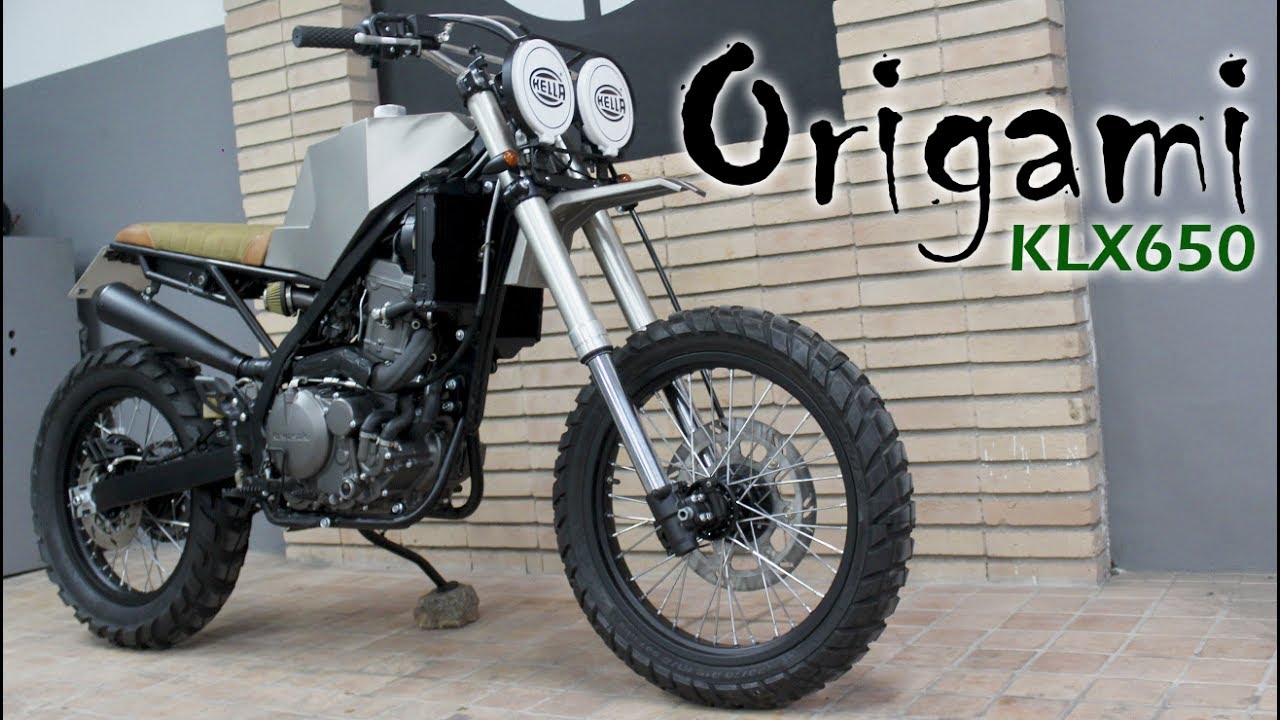 Origami | Kawasaki KLX 650 1996 By Benta Handmade Machines e Cutterman ...