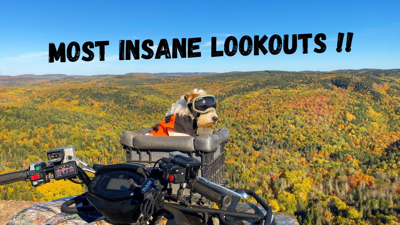 FALL ATV Ride in Eastern Canada - 4 Lookouts, Drone Video, Fall Colours ...