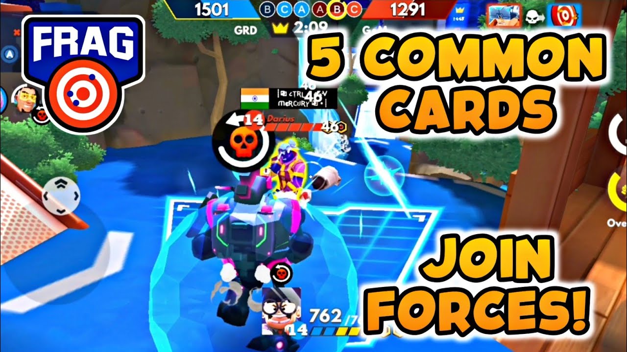 5 BEST COMMON CARDS JOIN FORCES IN FRAG PRO SHOOTER - YouTube