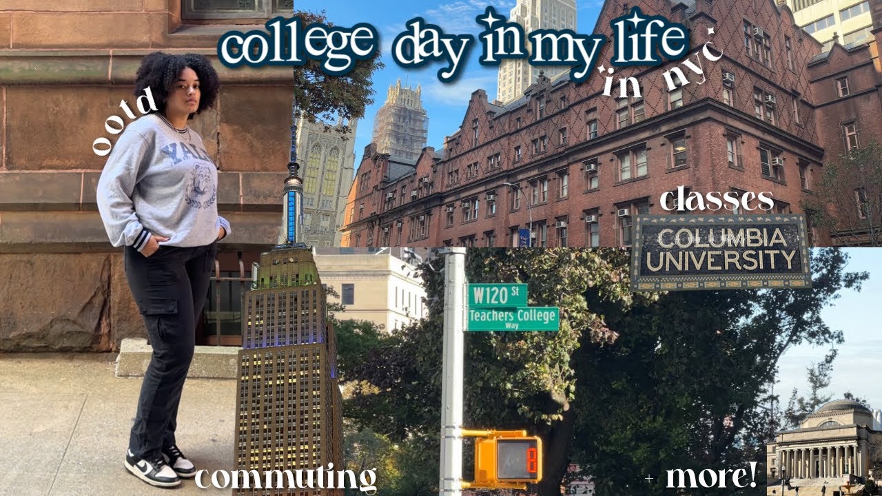 mini college vlog: day in the life of a grad student at columbia - YouTube