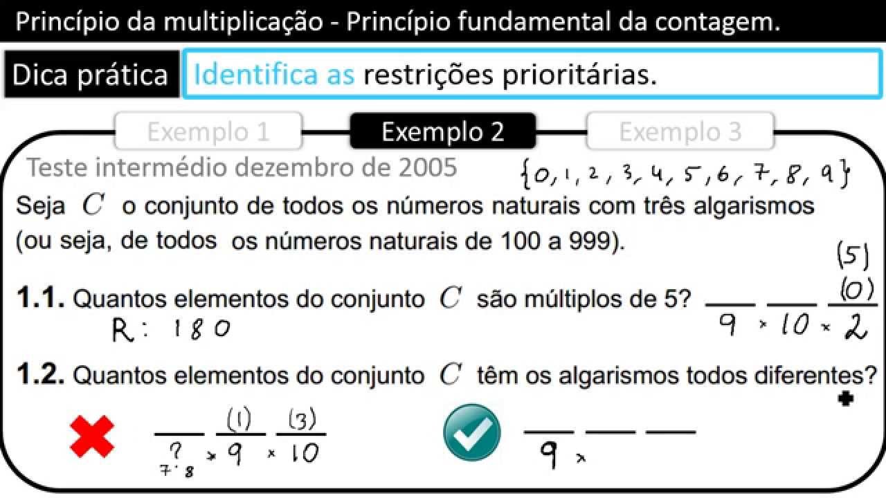 Exercícios Sobre Princípio Fundamental Da Contagem - RETOEDU
