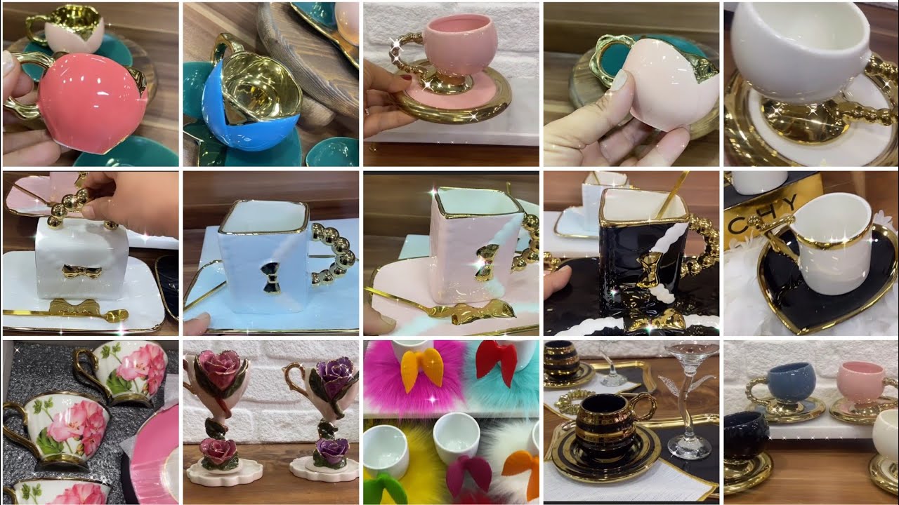 Stylish ☕ Tea Cups Design Collection | Antique Designs of ☕ Tea Cups ...