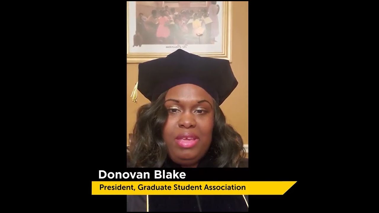 Class of 2020 Congrats: Donovan Blake, BSU Graduate Student Association ...