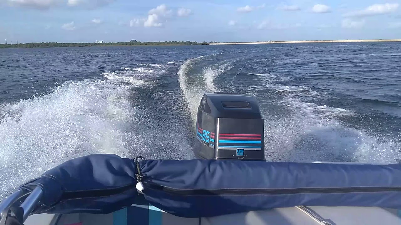 1988 Force 85hp test run - YouTube