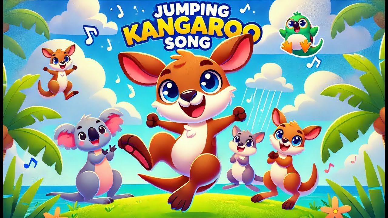 Jumping Kangaroo Song 🦘🎶 | Fun Kids Dance & Sing Along! - YouTube