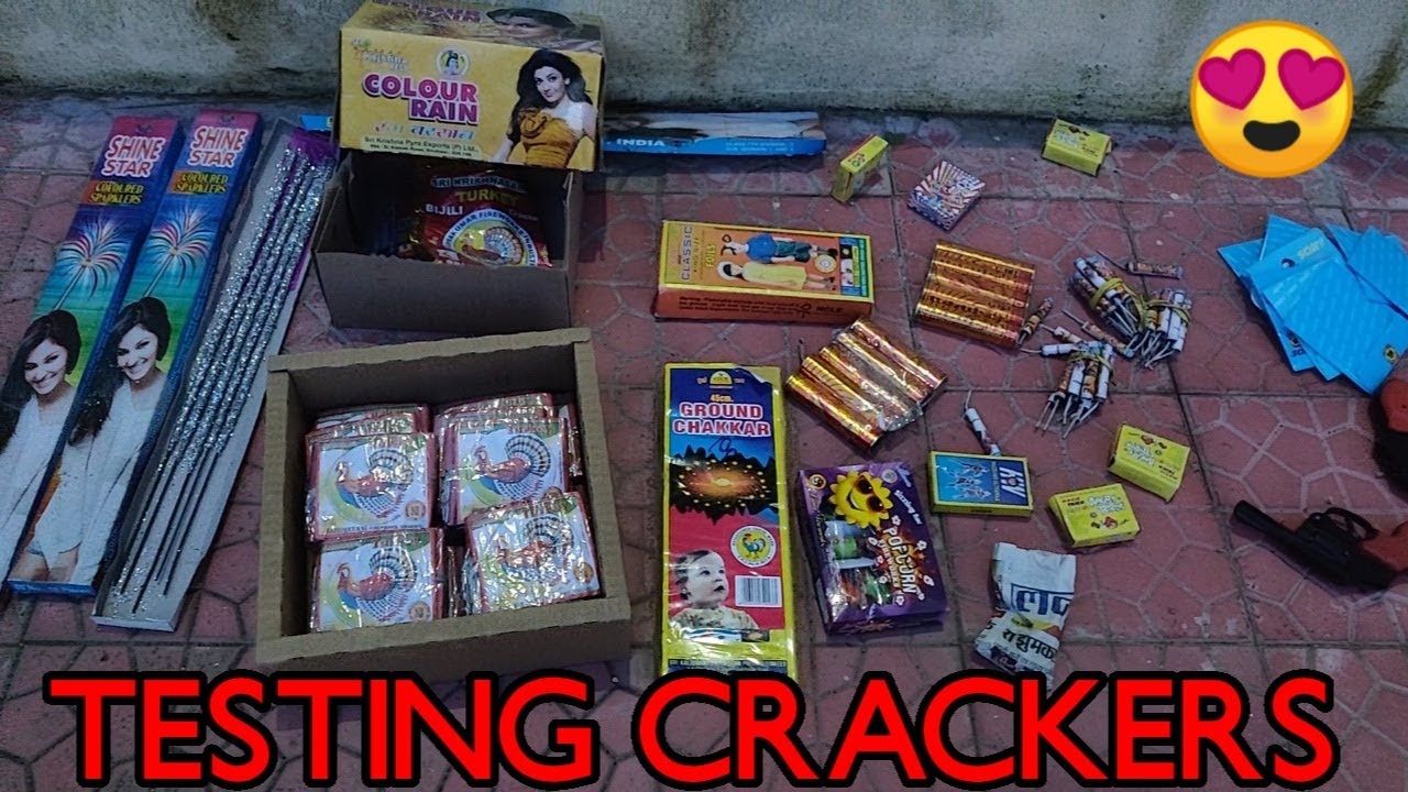 DIFFERENT TYPES OF CRACKERS TESTING | BURSTING NEW CRACKERS | CRACKERS ...