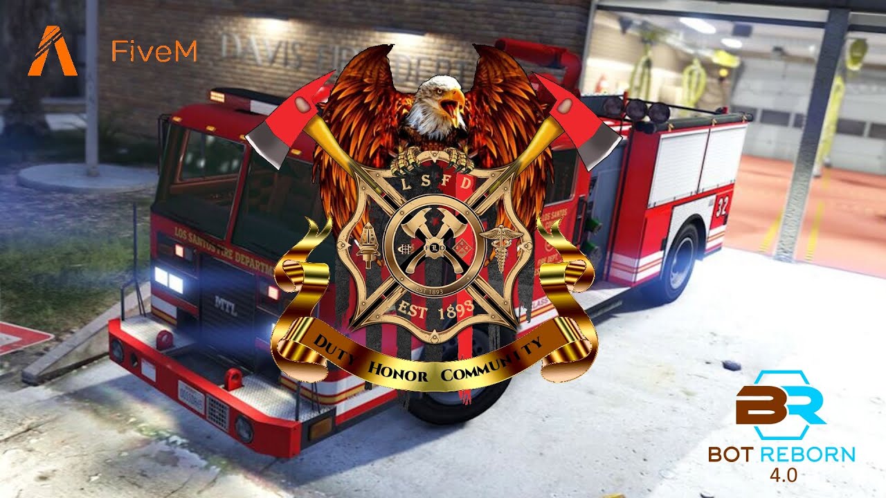 Fire Department Trailer | GTA5 RP | BOT REBORN 4.0 - YouTube