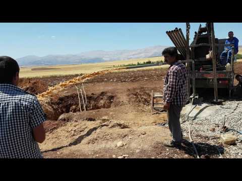Adiyaman ulubaba köyü sondaj kuyu denemesi