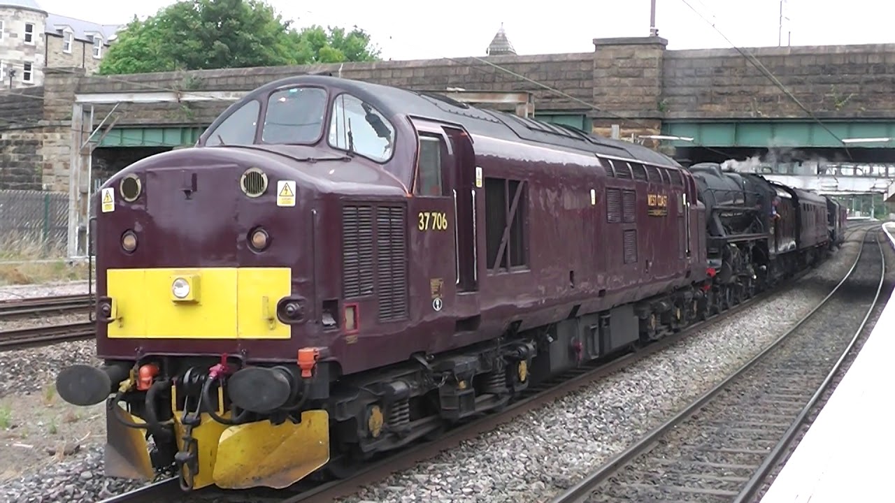 37706 With 44871 & 45690 Powers Away From Lancaster 21st July 2018 ...