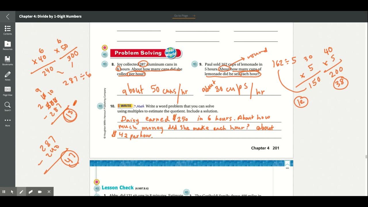 Lesson 4.1 Estimate Quotients Using Multiples - YouTube