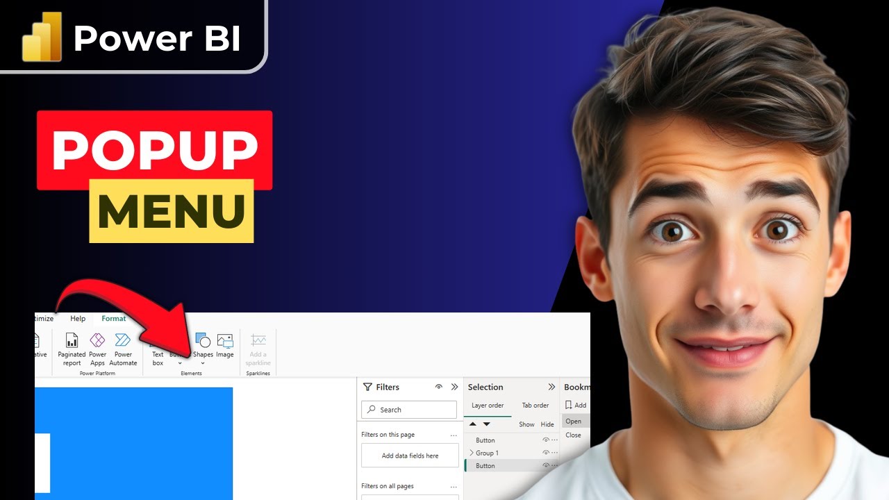 How To Create Pop-up Menu In Power BI Dashboard (Easiest Way) (2025 ...